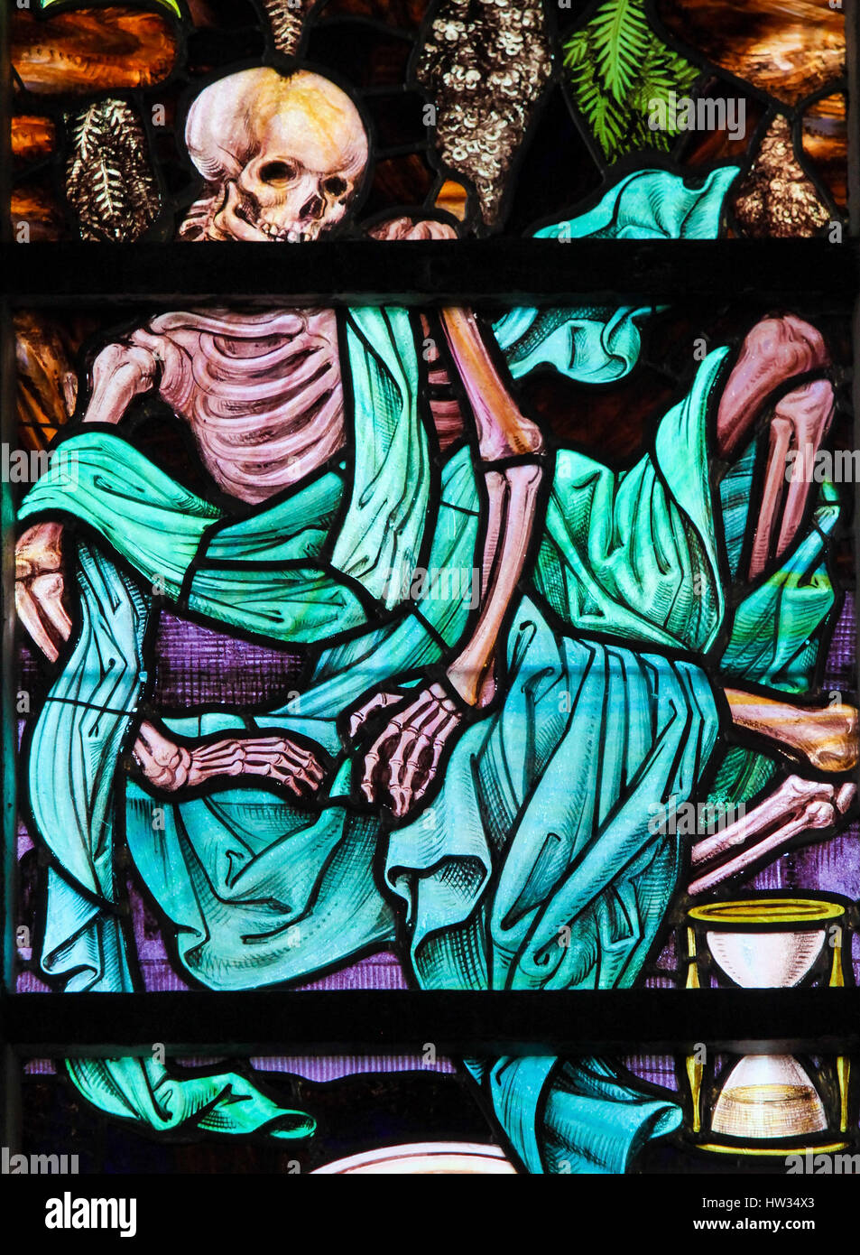 Stained Glass in the Church of Our Blessed Lady of the Sablon in ...