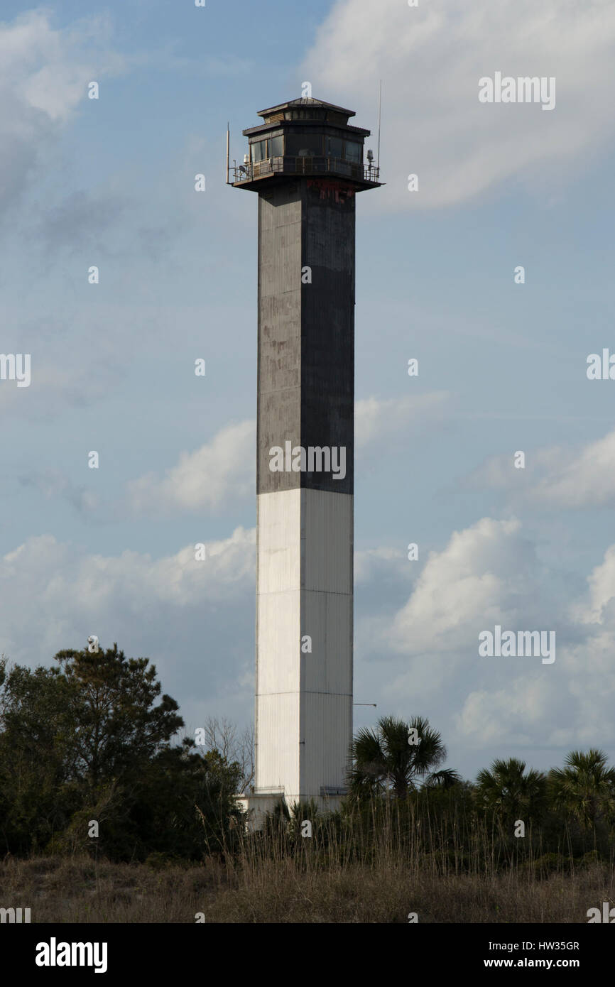 Sullivan's Island lighthouse, Charleston, South Carolina, USA with ...