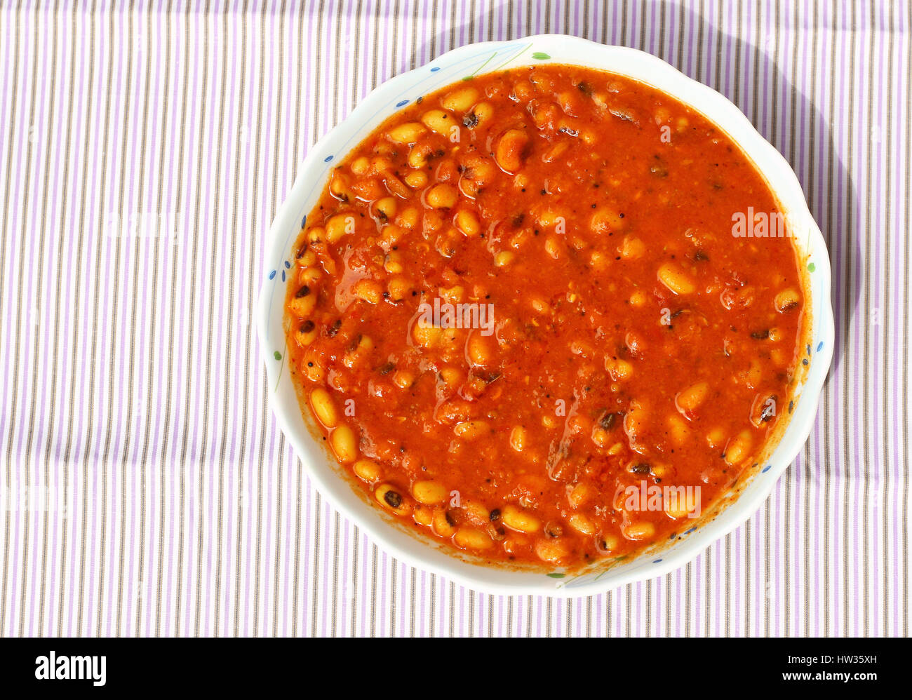 Spicy Lobia Dal dish; popular meal of Indian households Stock Photo - Alamy