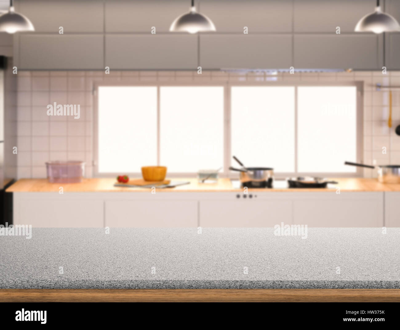 Empty kitchen hi-res stock photography and images - Alamy