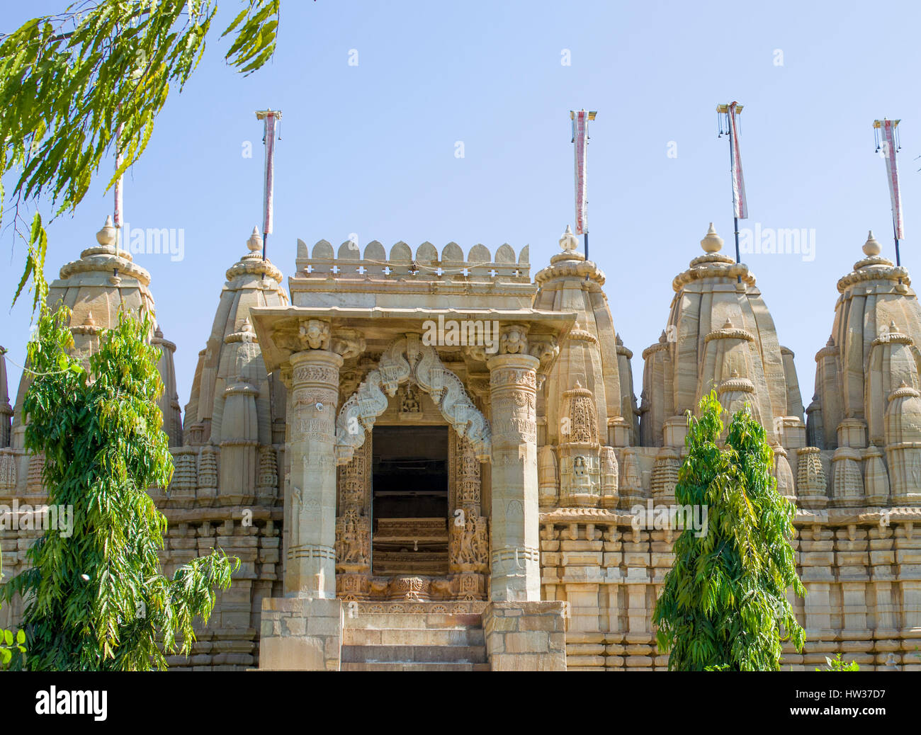Ancient Jain Temples of Great Architectural Beauty in India Stock Photo ...
