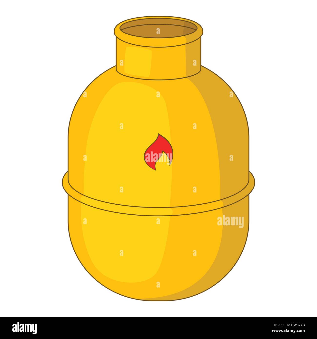 Gas bottle icon, cartoon style Stock Vector Image & Art - Alamy