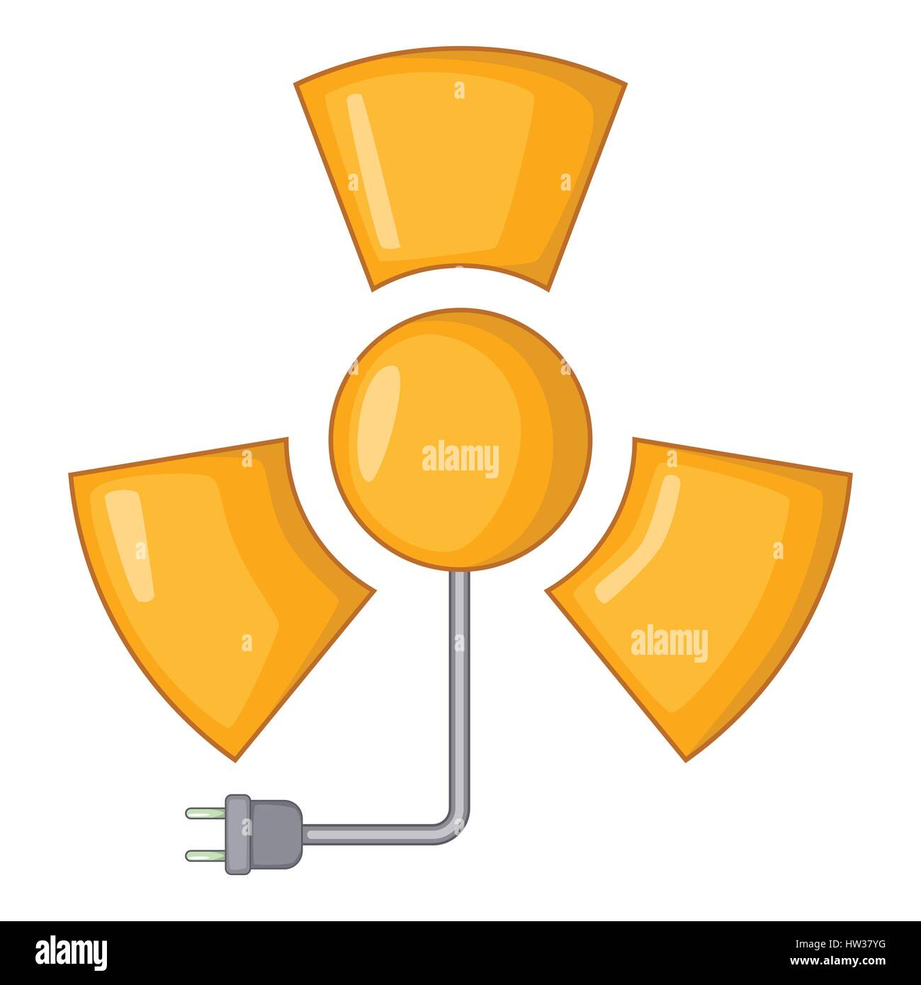 Cartoon Radiation Symbol