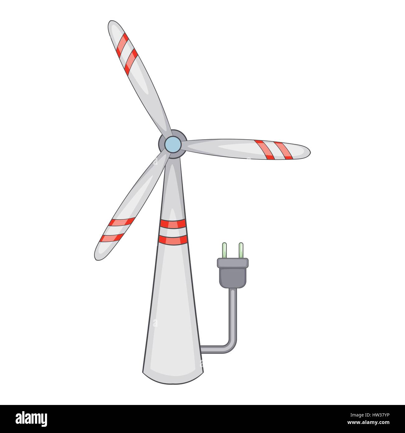 Windmill icon, cartoon style Stock Vector Image & Art - Alamy