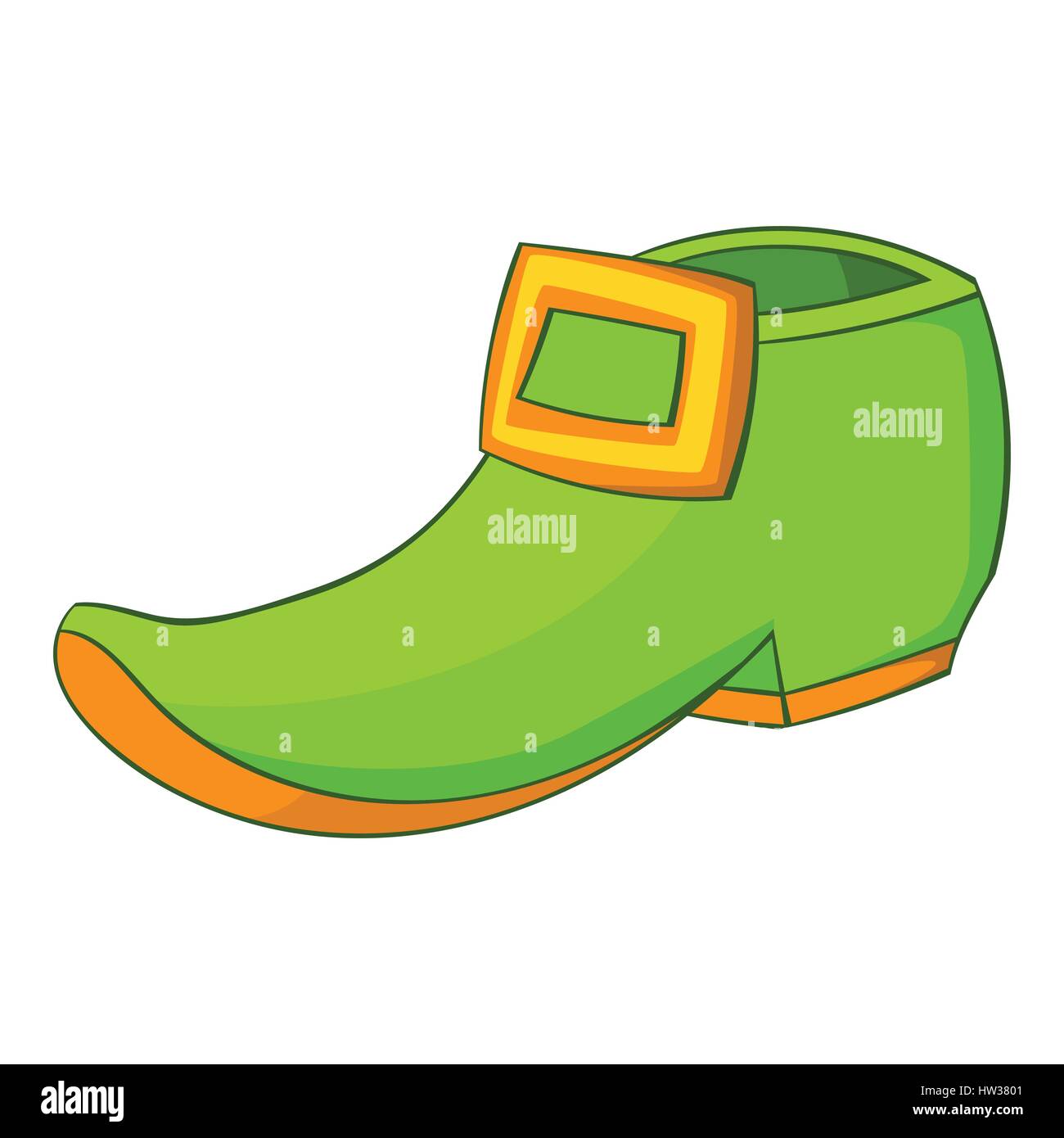 Green boot icon, cartoon style Stock Vector Image & Art - Alamy
