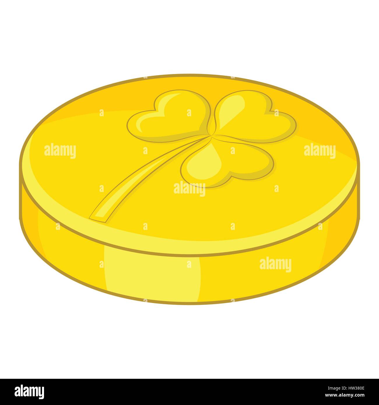 Golden coin icon, cartoon style Stock Vector Image & Art - Alamy