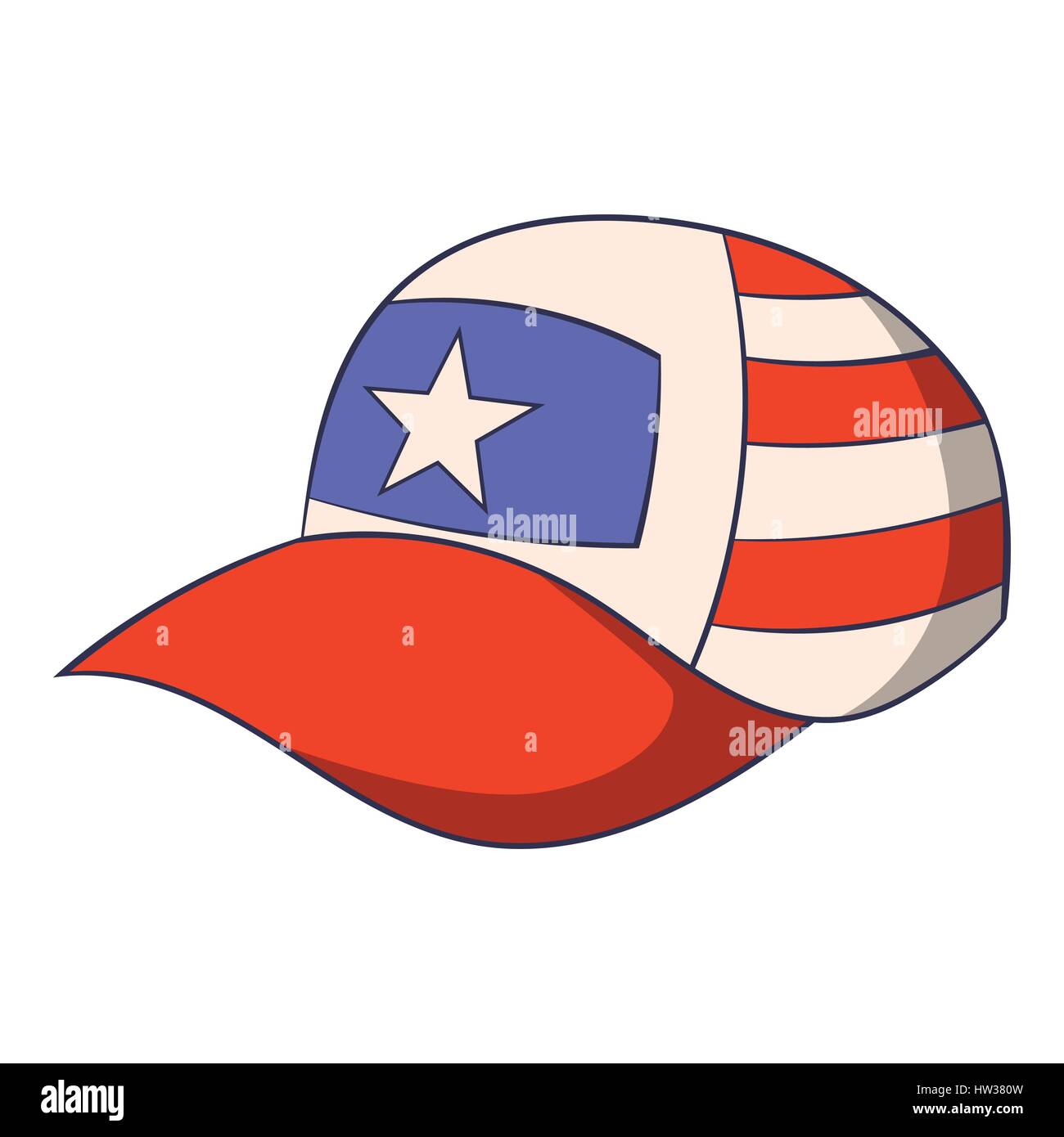 Cap icon, cartoon style Stock Vector Image & Art - Alamy