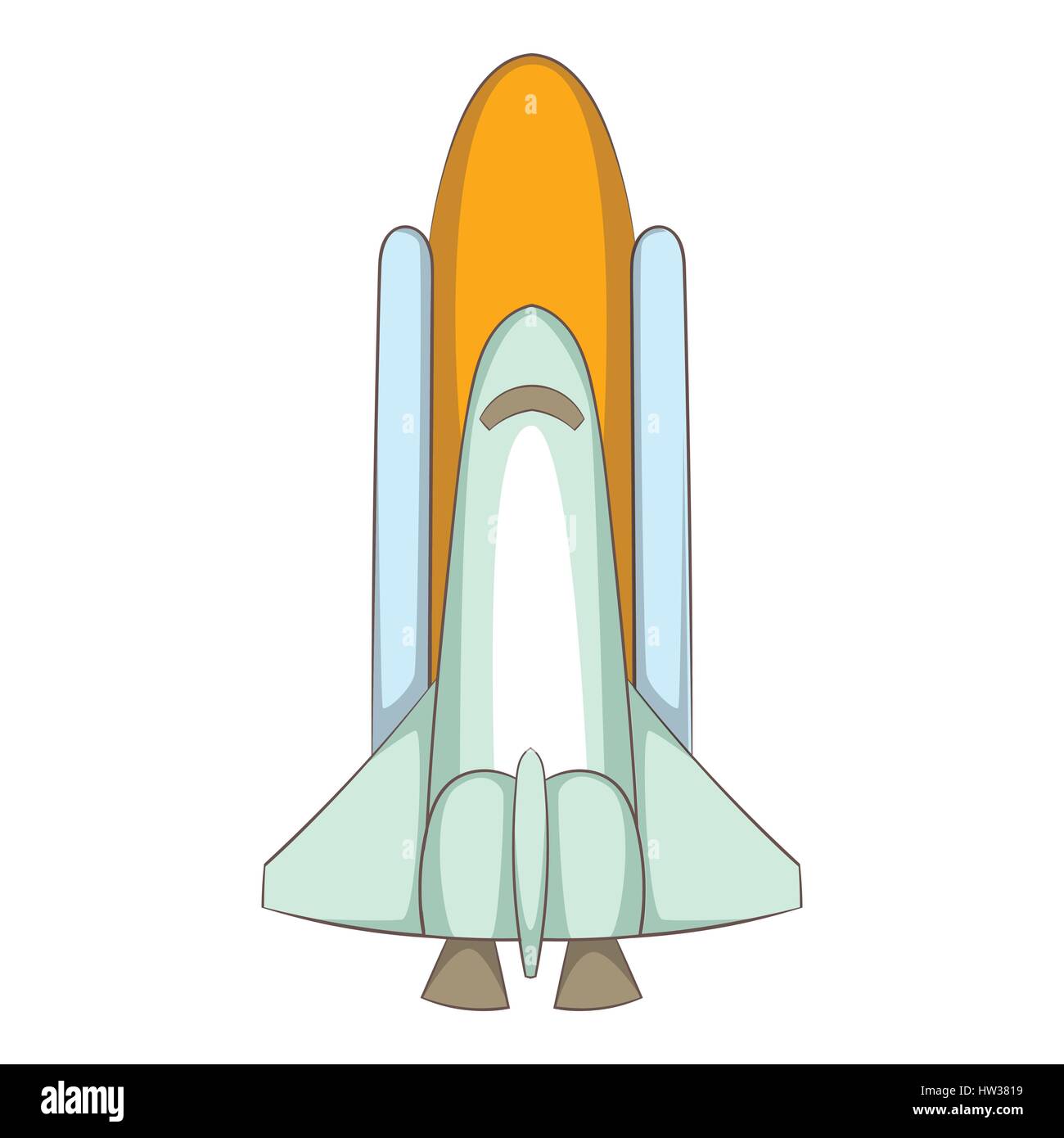 Space shuttle icon, cartoon style Stock Vector Image & Art - Alamy