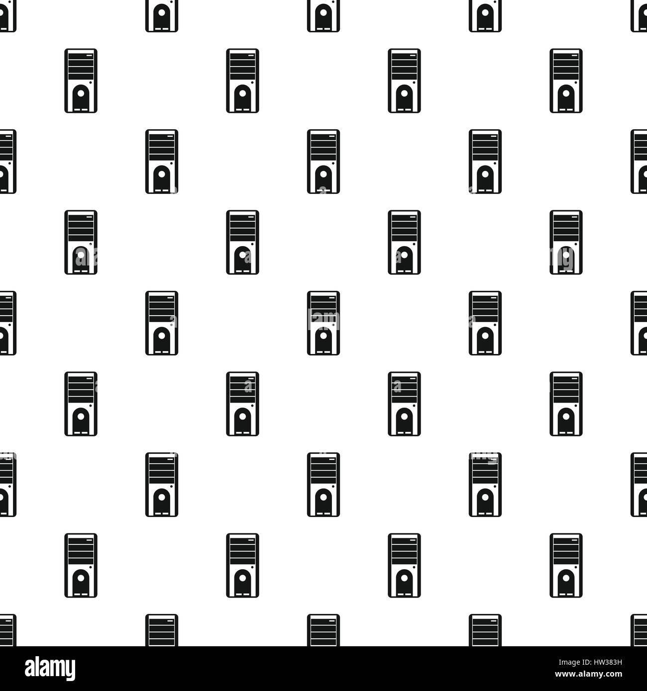 System unit pattern, simple style Stock Vector Image & Art - Alamy