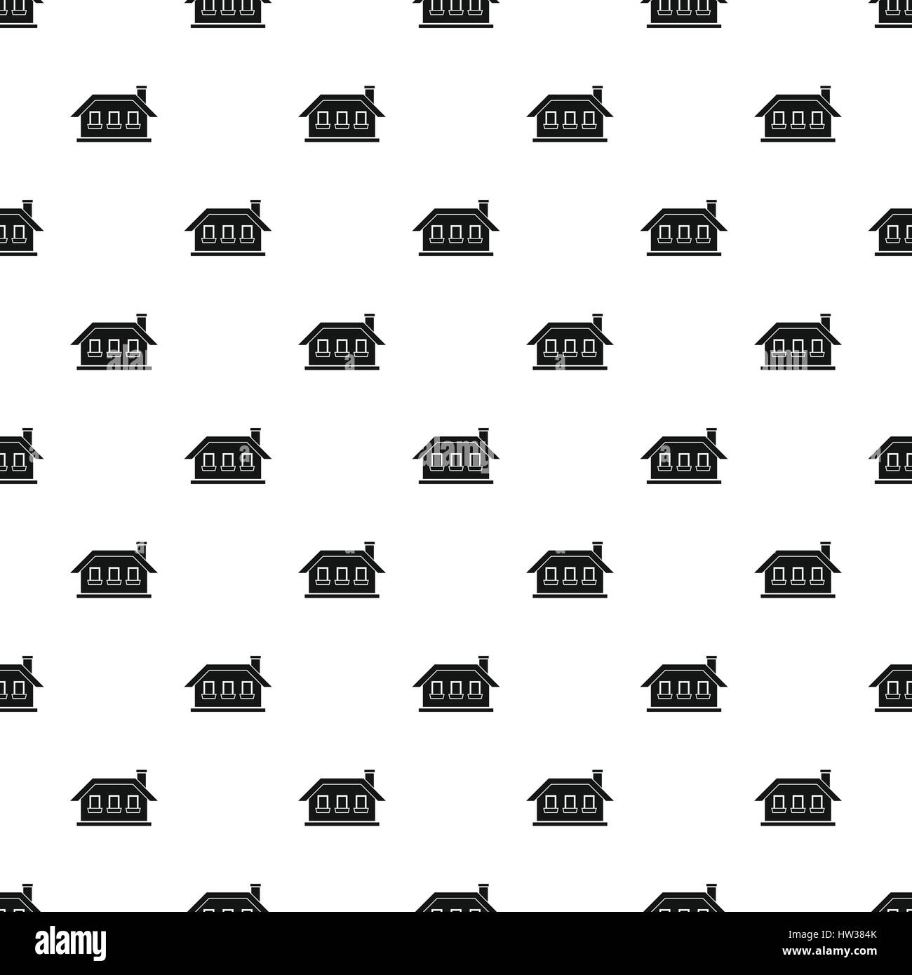 One-storey house pattern, simple style Stock Vector Image & Art - Alamy