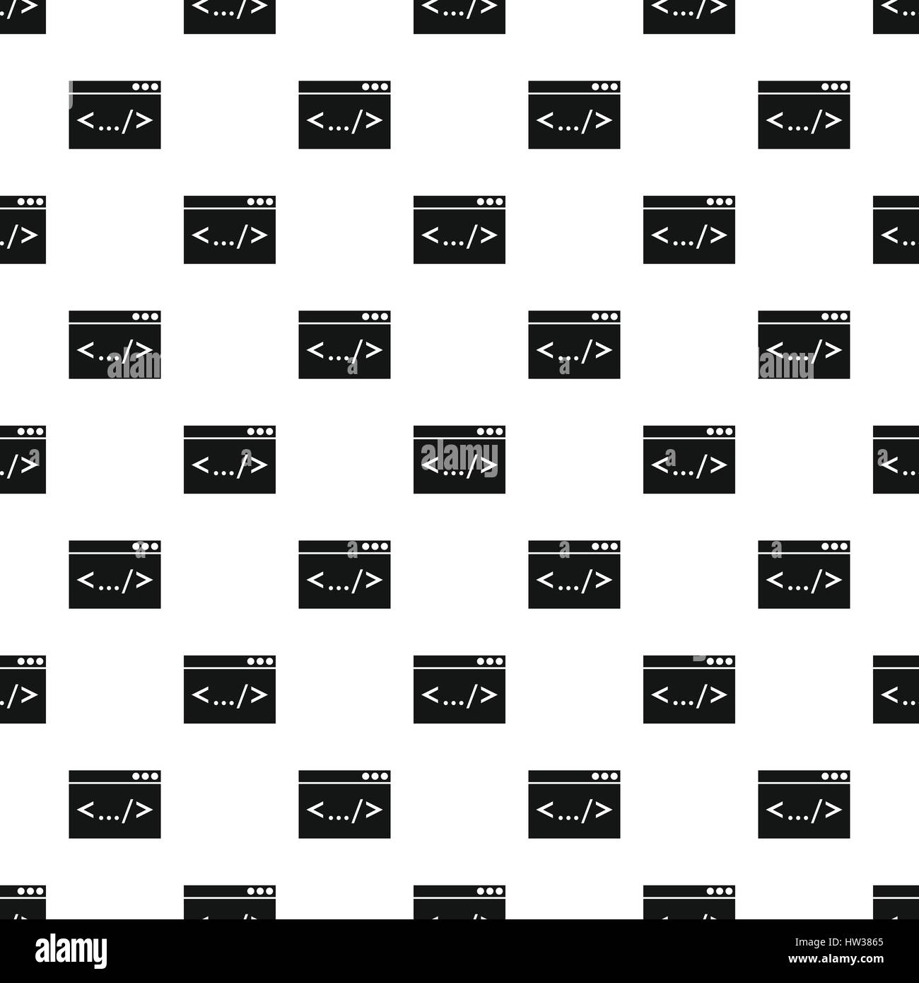Code window icon Black and White Stock Photos & Images - Alamy