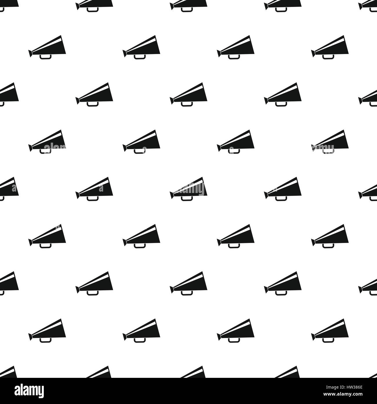 Loudspeaker pattern, simple style Stock Vector Image & Art - Alamy