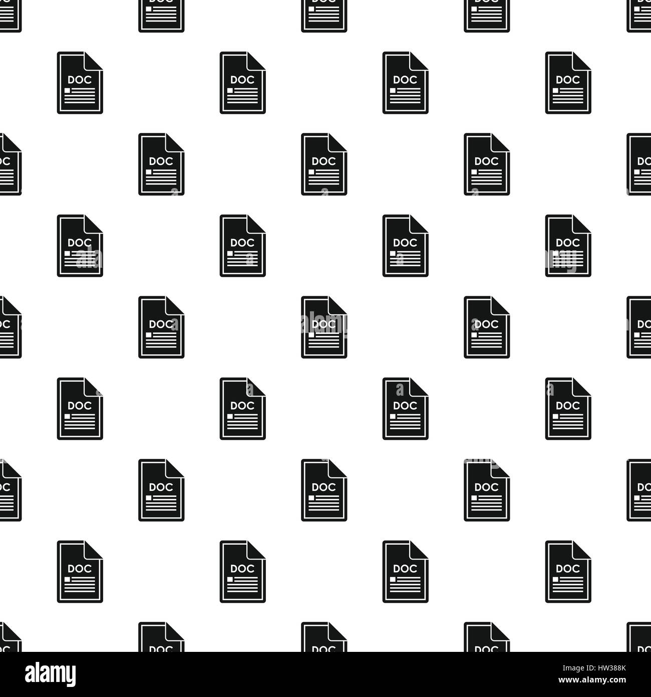 doc-file-pattern-simple-style-stock-vector-image-art-alamy