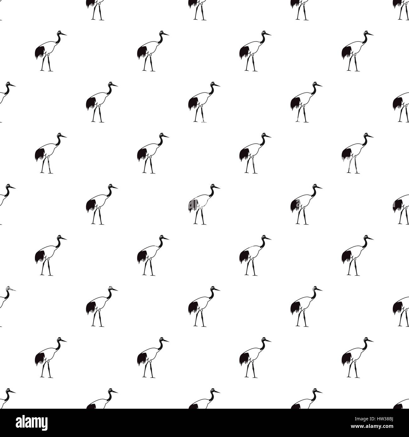 Japanese crane pattern, simple style Stock Vector Image & Art - Alamy