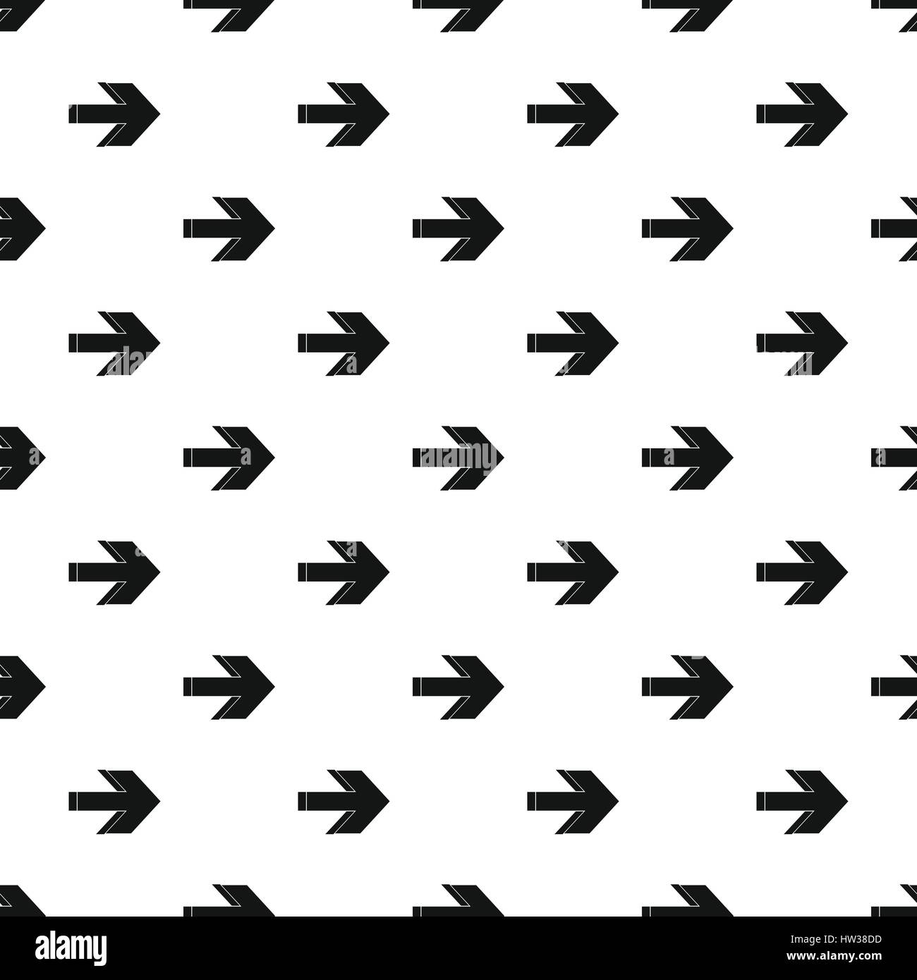 Right arrow pattern, simple style Stock Vector Image & Art - Alamy