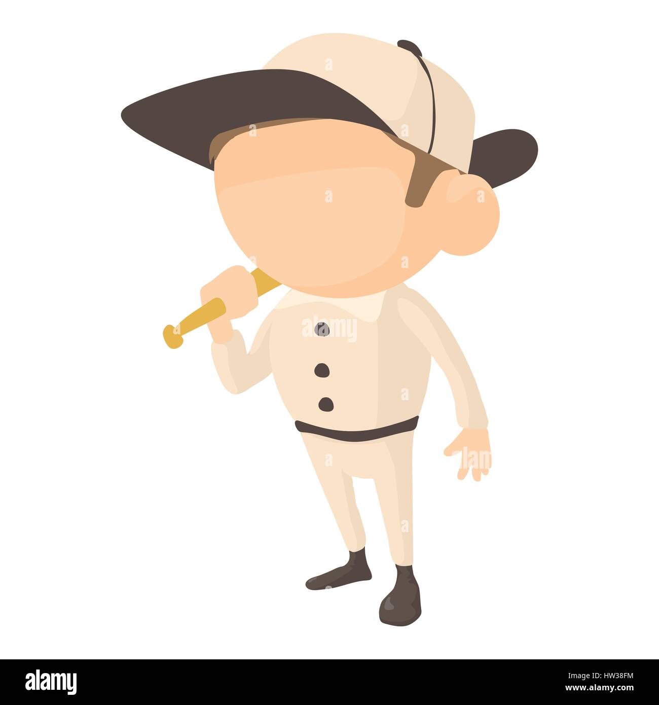 Standing player icon, cartoon style Stock Vector Image & Art - Alamy