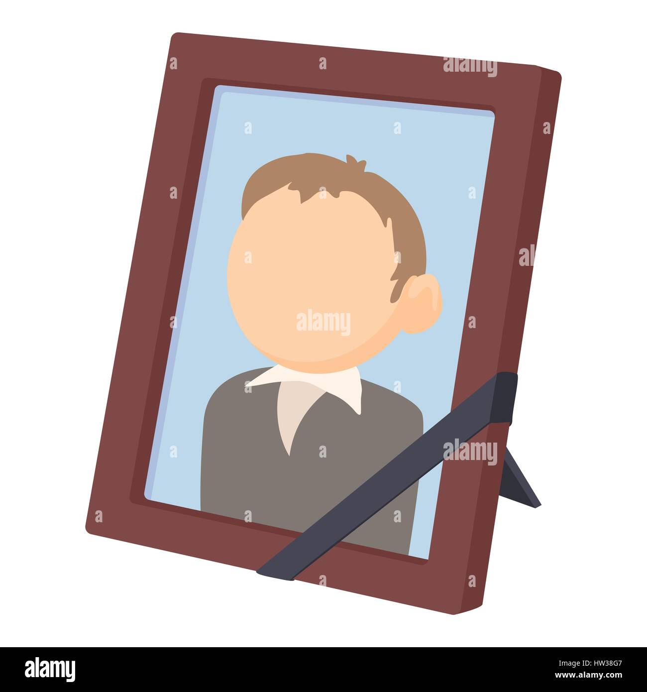Memory portrait icon, cartoon style Stock Vector Image & Art - Alamy