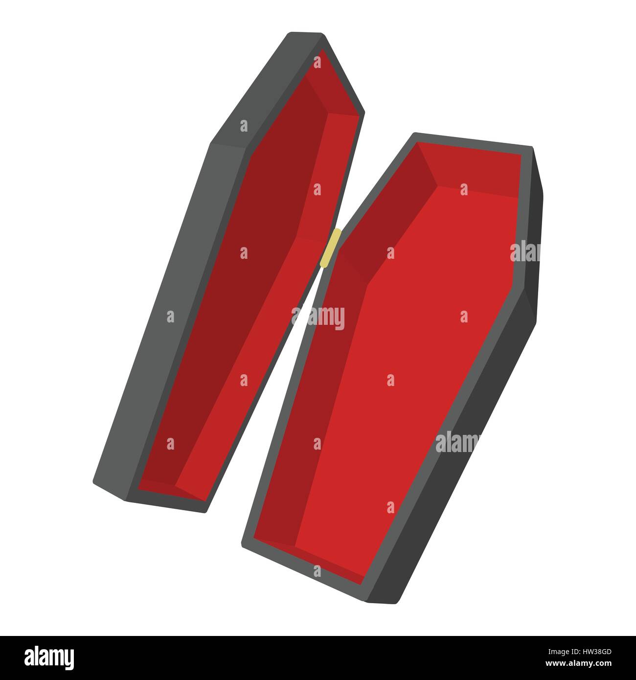 Coffin icon, cartoon style Stock Vector Image & Art - Alamy