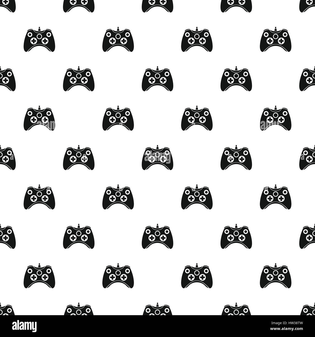 Video game controller pattern, simple style Stock Vector Image & Art ...