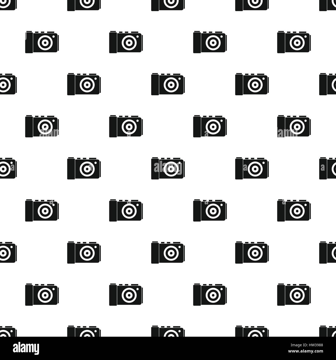 Camera pattern, simple style Stock Vector Image & Art - Alamy