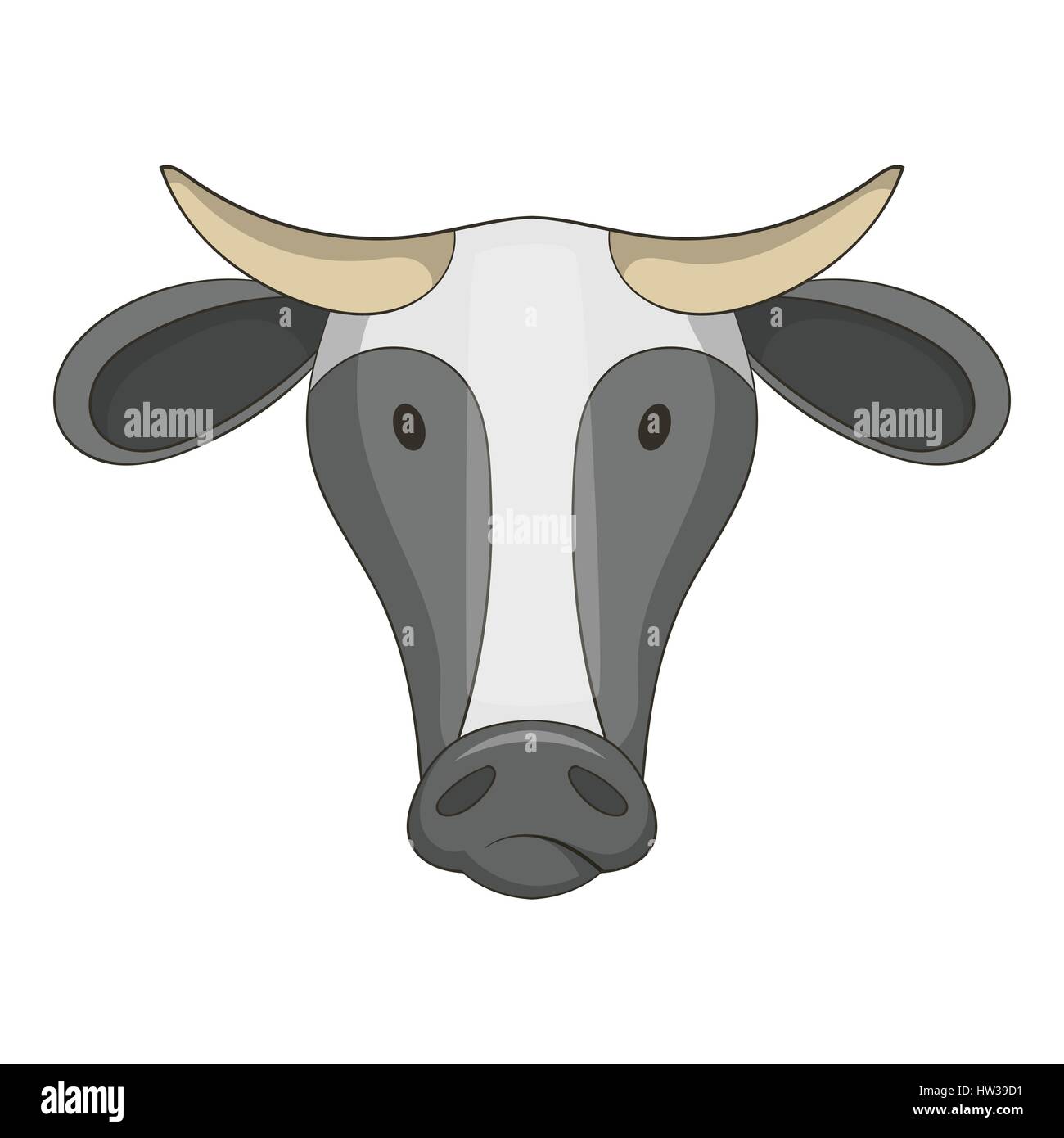 Cow icon, cartoon style Stock Vector Image & Art - Alamy