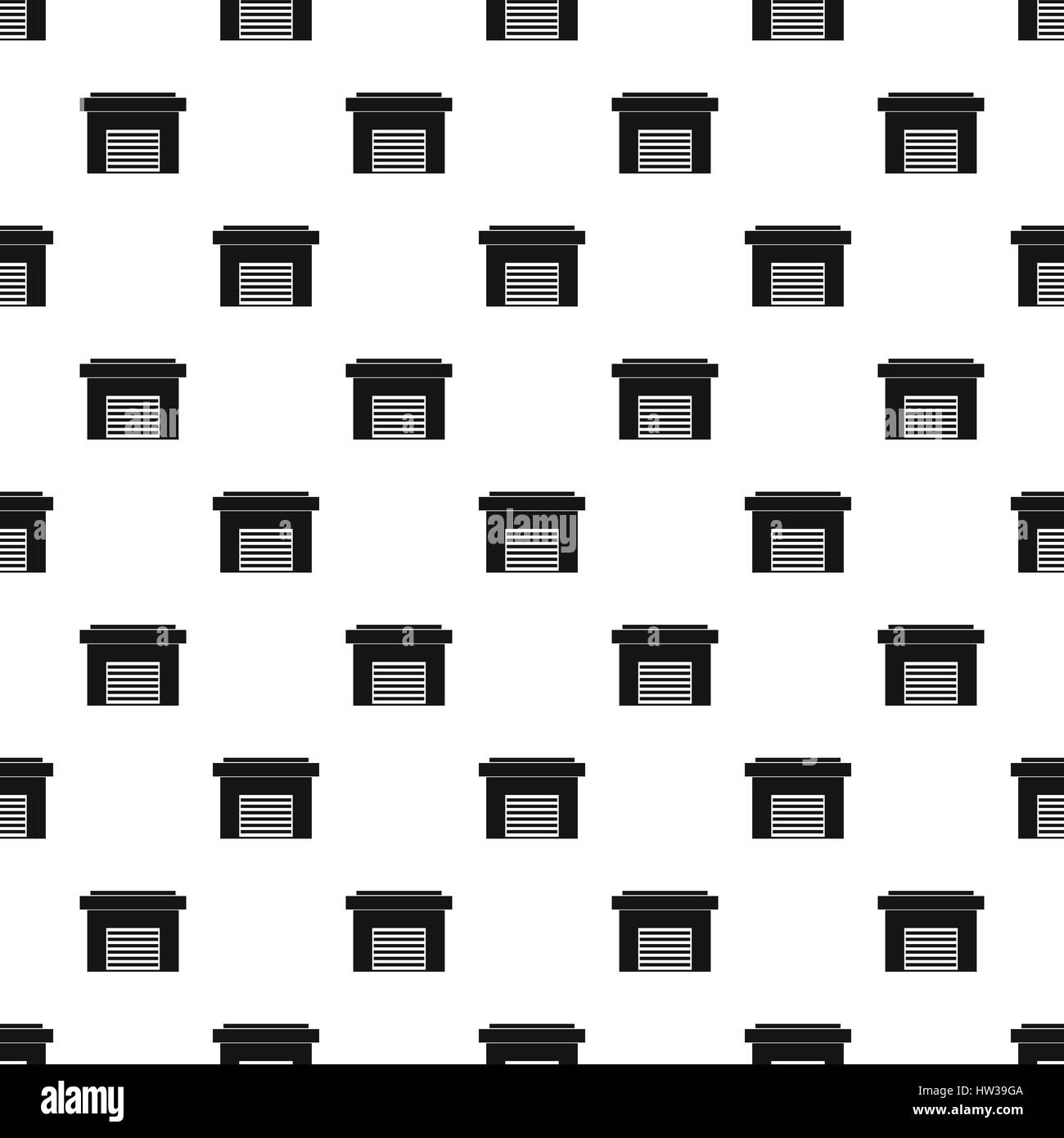 Garage pattern, simple style Stock Vector Image & Art - Alamy