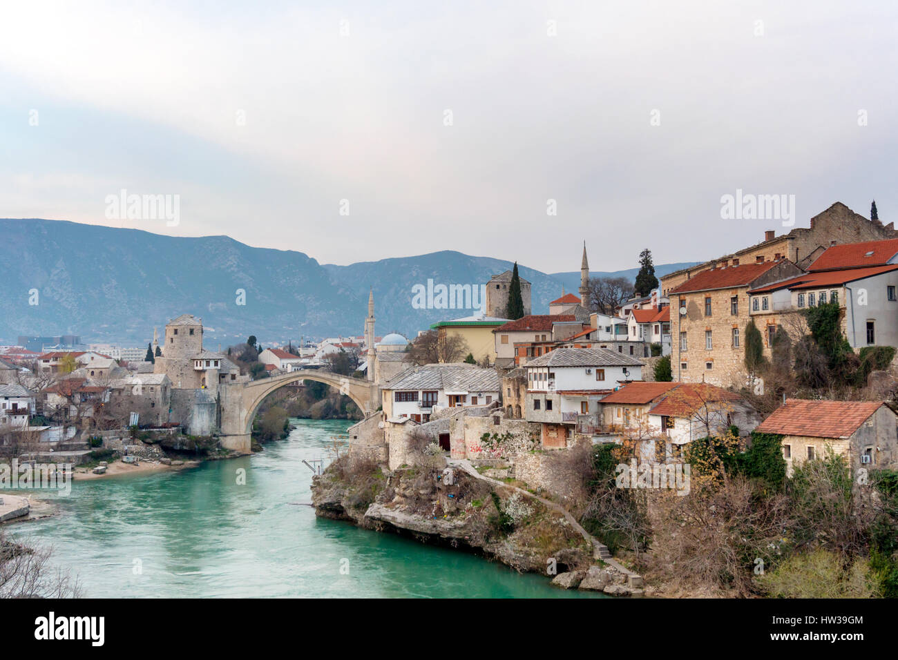 Old stone bridge mosque hi-res stock photography and images - Alamy