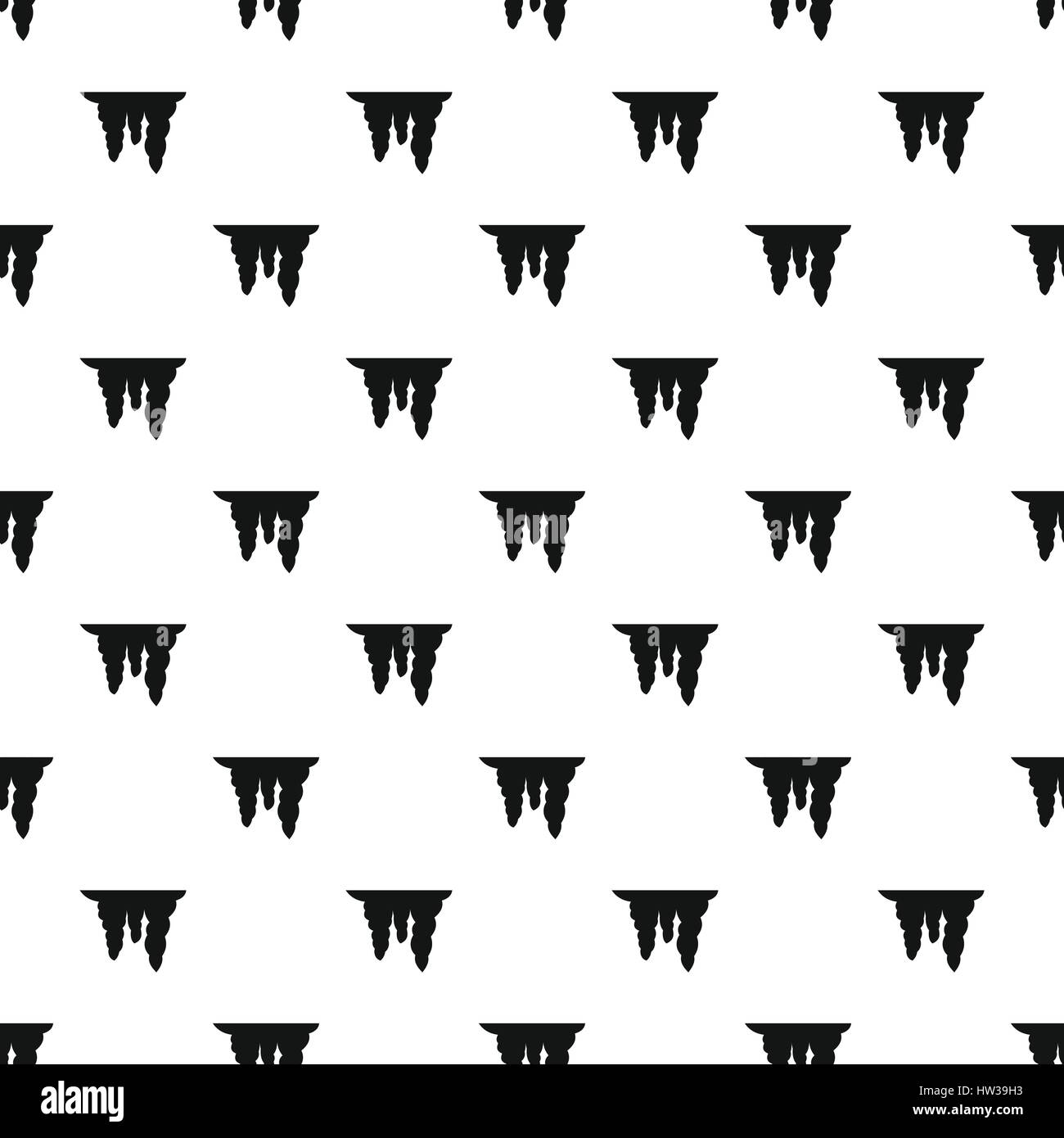 Icicles pattern, simple style Stock Vector Image & Art - Alamy