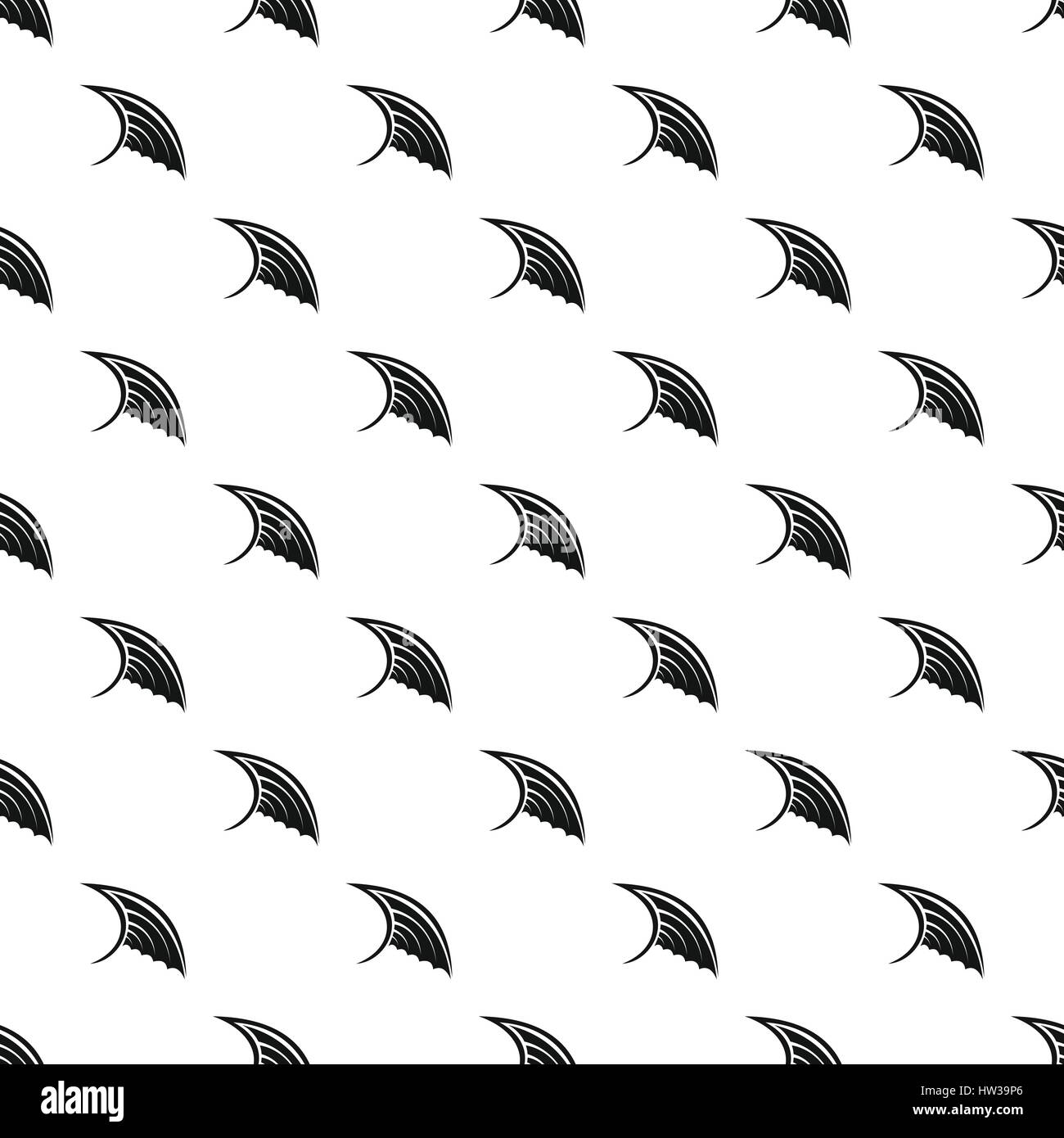 Angel birds wing pattern, simple style Stock Vector Image & Art - Alamy