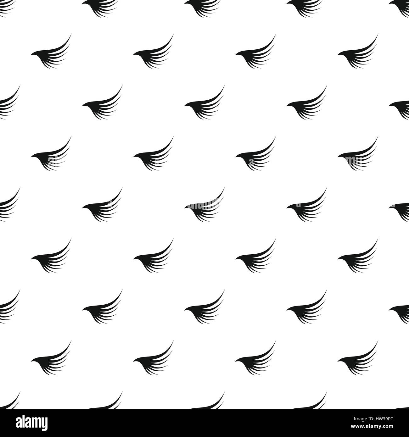 Angel wing pattern, simple style Stock Vector Image & Art - Alamy