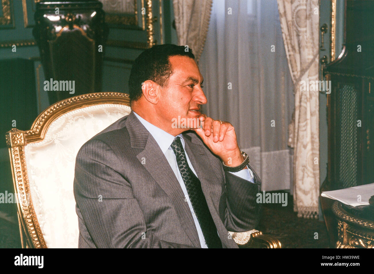 Egypt president 1981 2011 hi-res stock photography and images - Alamy