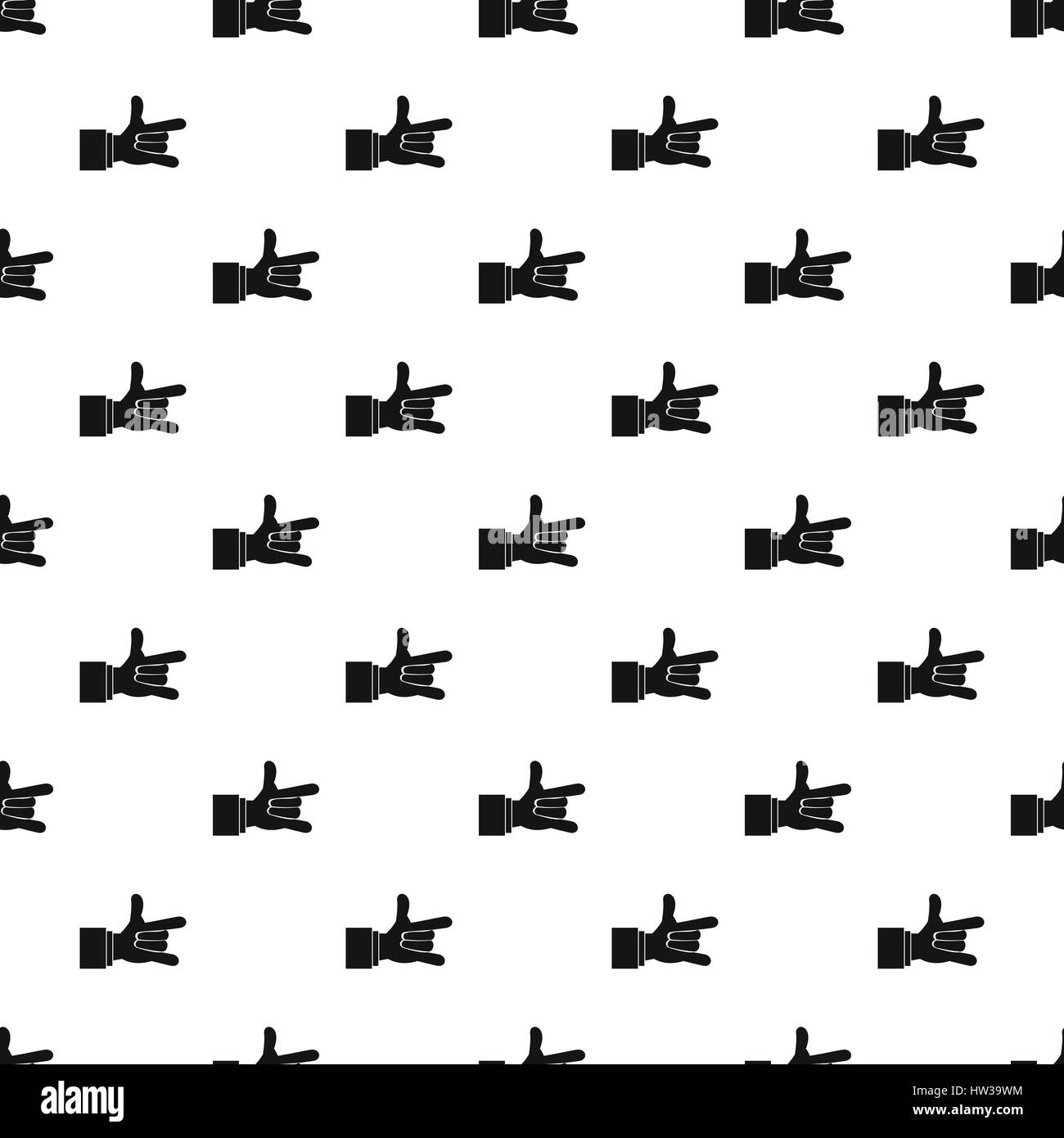 Gesture index finger pattern Stock Vector Image & Art - Alamy