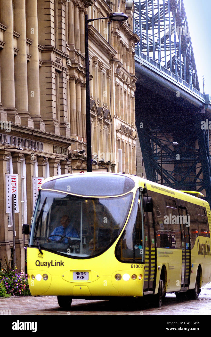 Newcastle bridge bus hi-res stock photography and images - Alamy