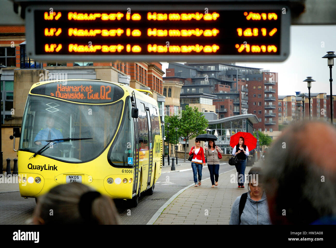 Newcastle Gateshead quayside Stock Photo - Alamy