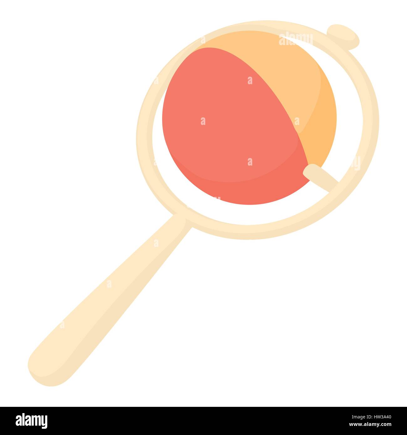 Red baby rattle icon cartoon hi-res stock photography and images - Alamy