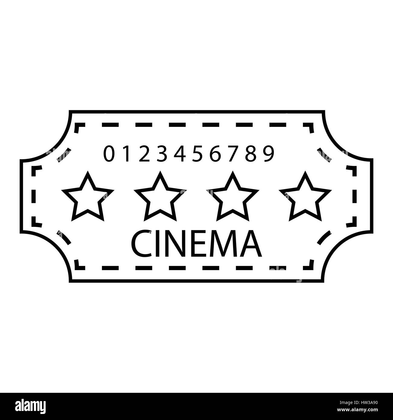 Cinema emblem icon, outline style Stock Vector Image & Art - Alamy Cinema emblem icon, outline style Stock Vector Image & Art - Alamy
