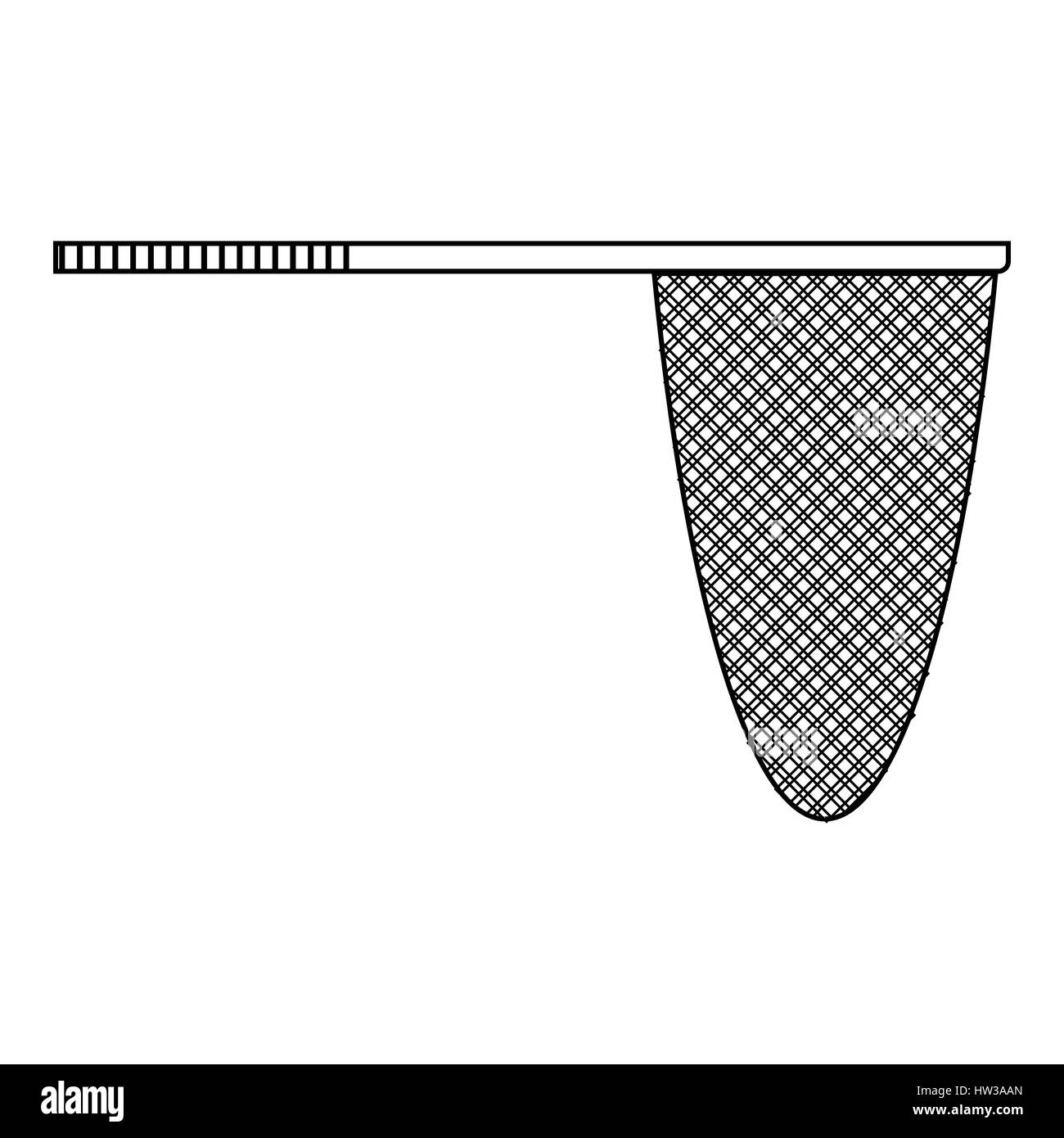 Fishing net icon, outline style Stock Vector Image & Art - Alamy