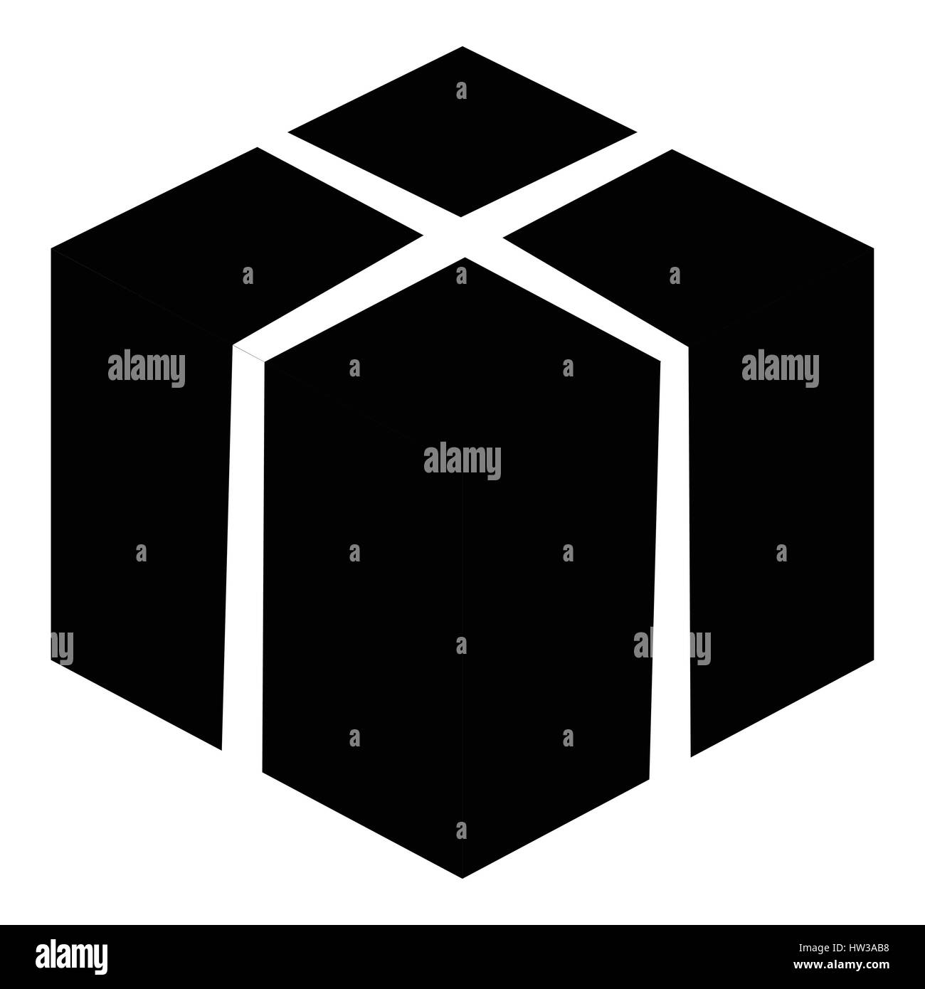 Big box icon, simple style Stock Vector Image & Art - Alamy