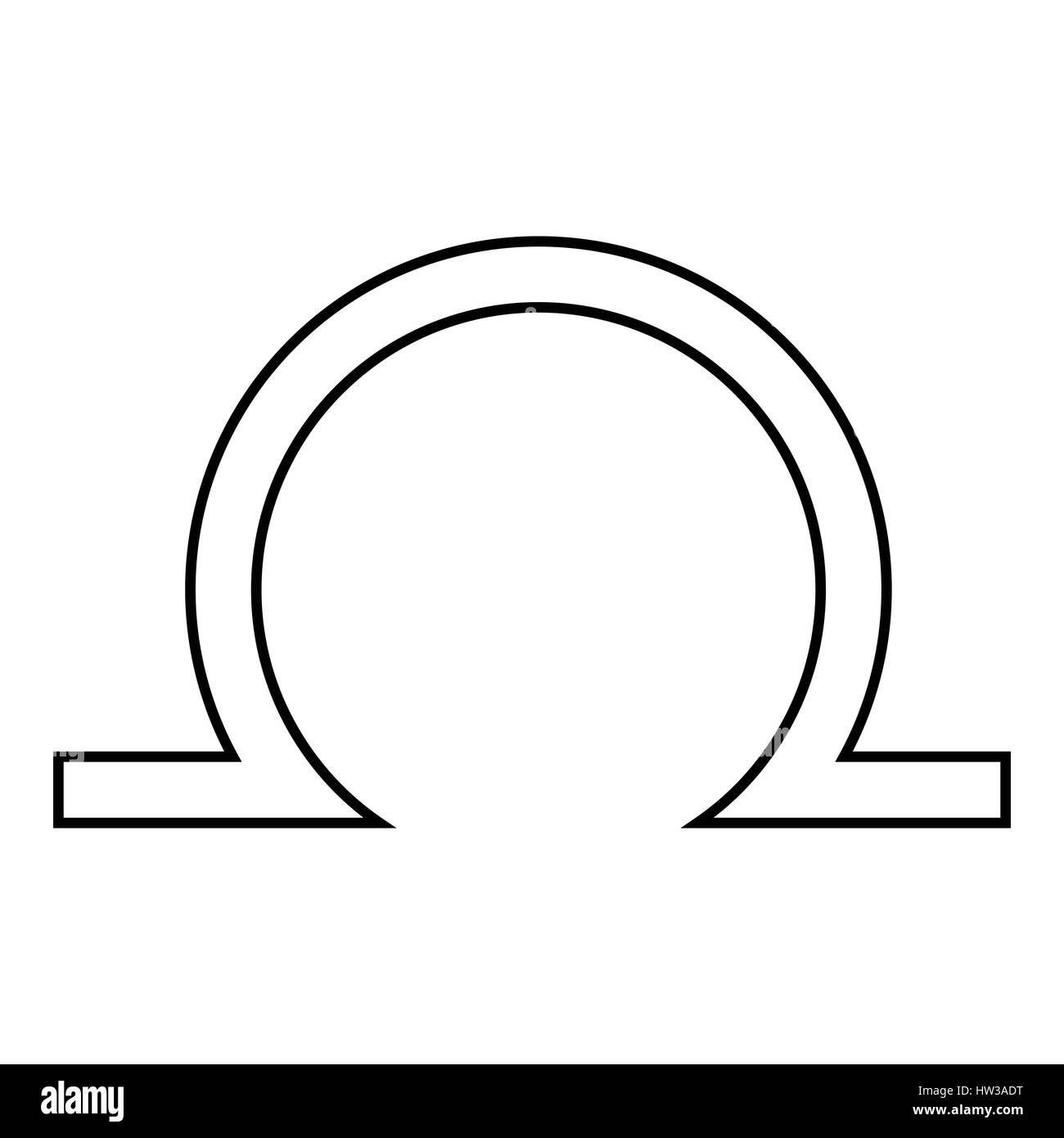 Libra icon, outline style Stock Vector Image & Art - Alamy