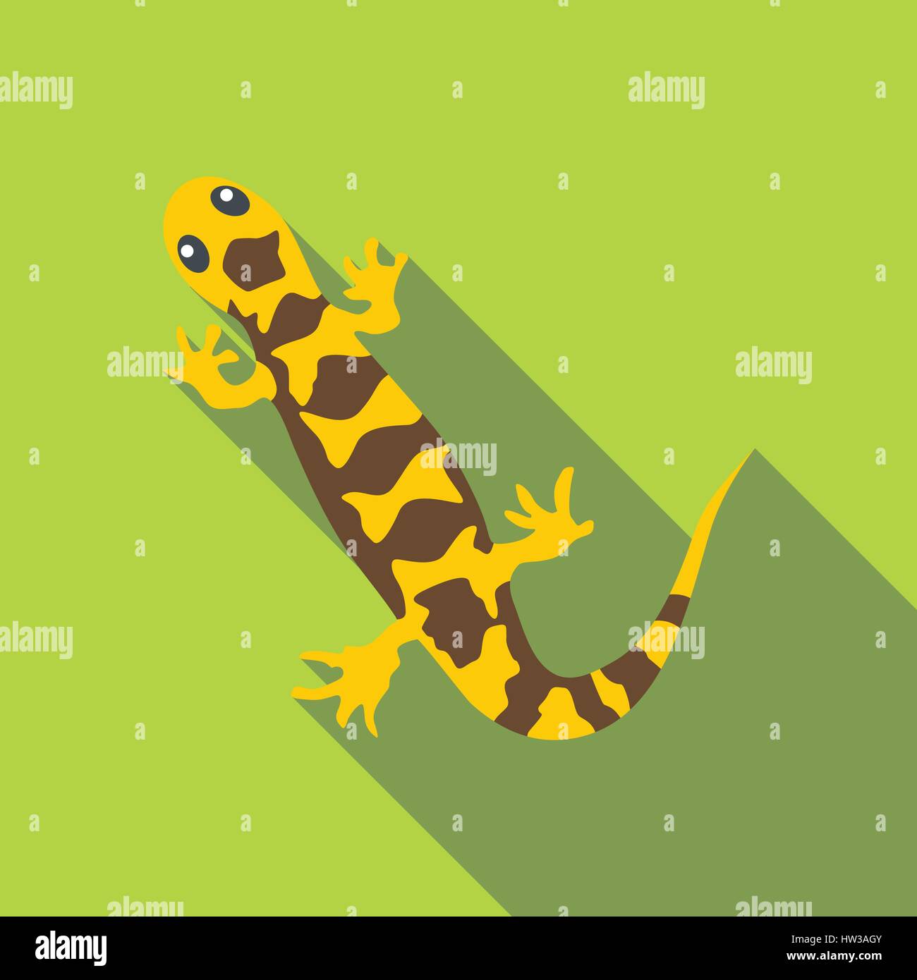 Lizard icon, flat style Stock Vector Image & Art - Alamy