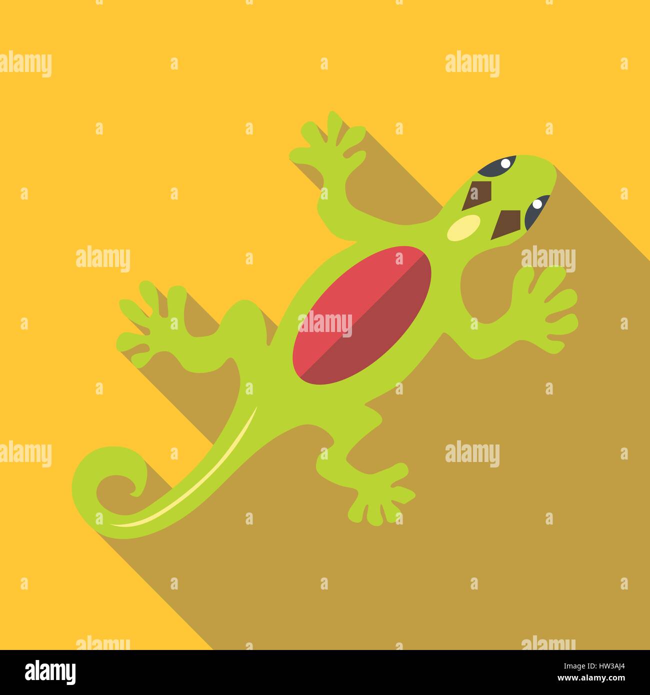 Salamander icon, flat style Stock Vector Image & Art - Alamy