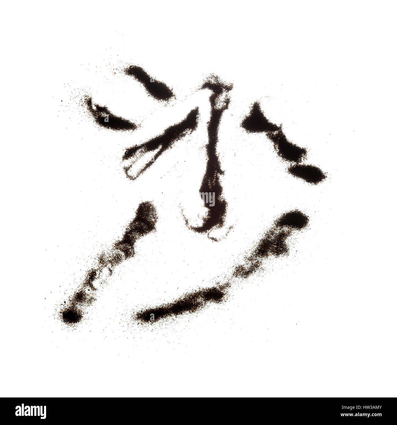 Sand calligraphy Cut Out Stock Images & Pictures - Alamy