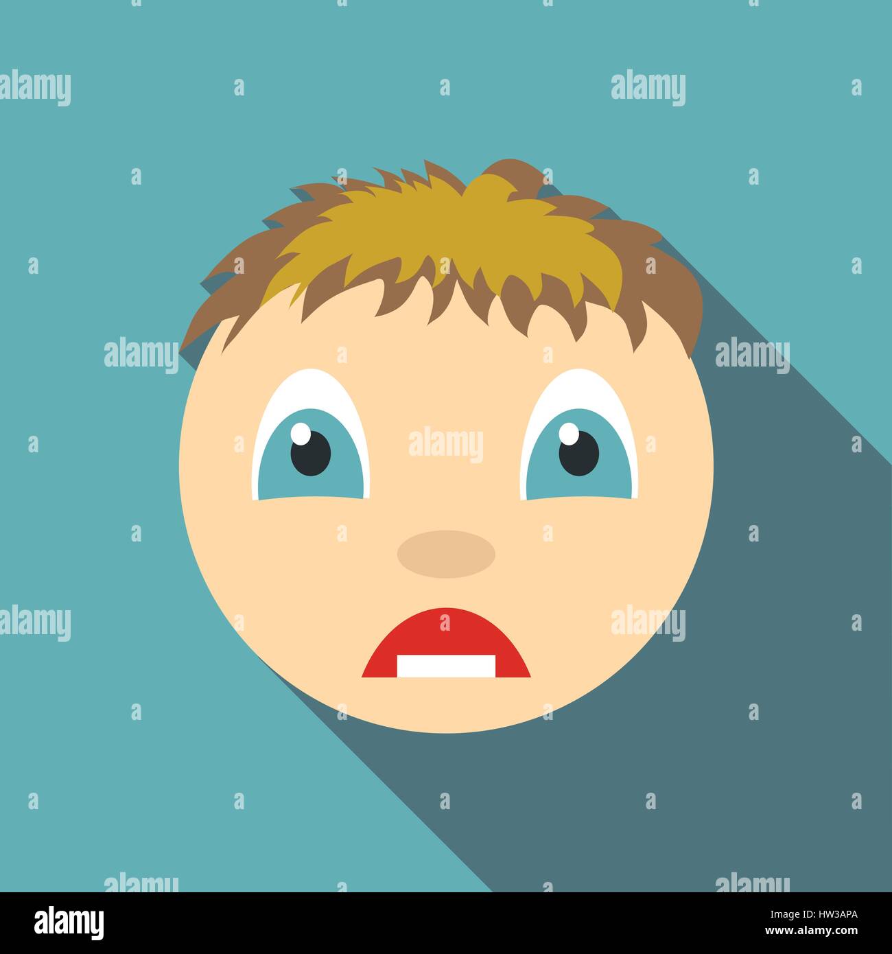 Surprised stressed Stock Vector Images - Alamy