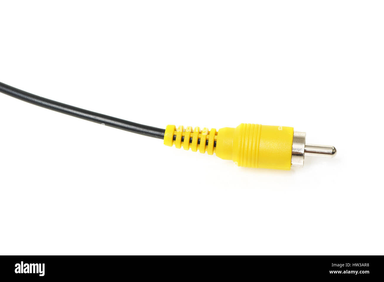 Audio and video jack isolated Stock Photo - Alamy