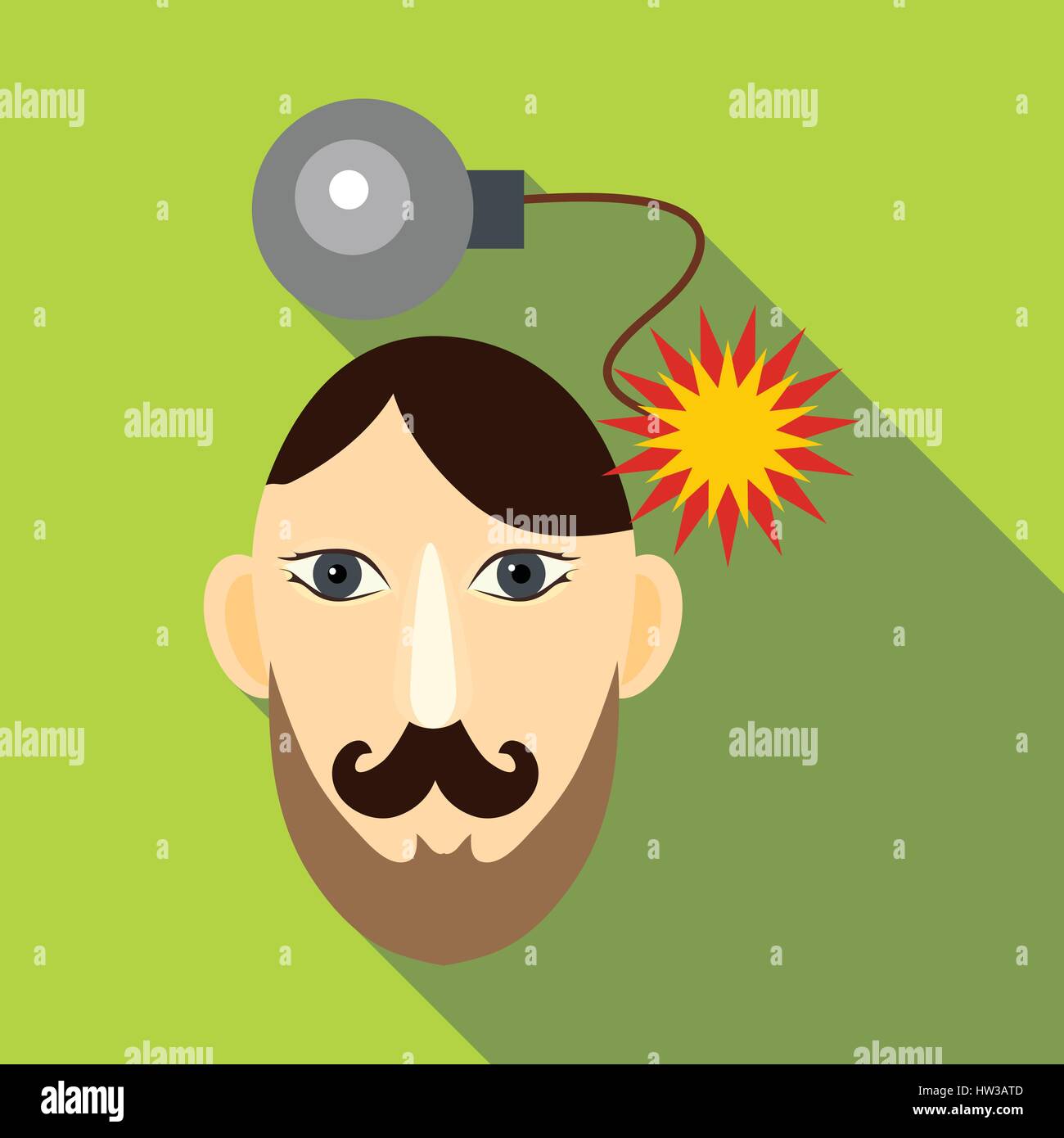 Boom brain Stock Vector Images - Alamy
