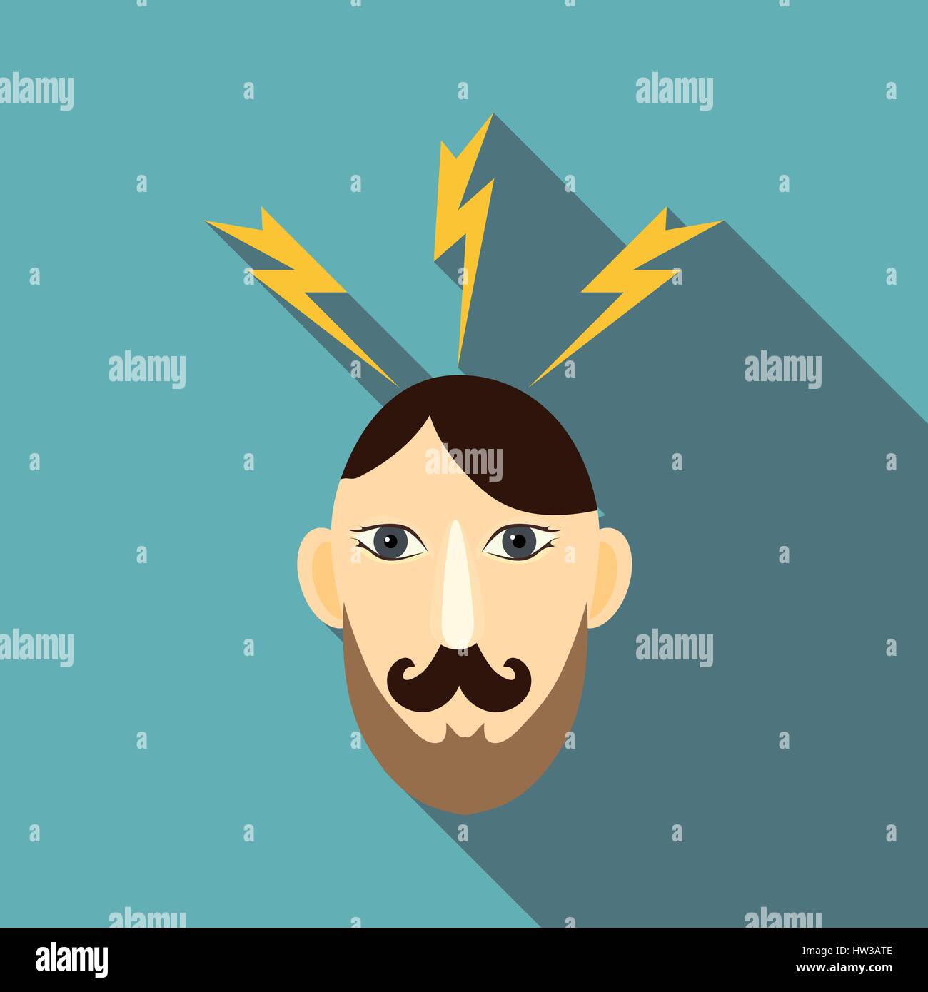 Angry man icon, flat style Stock Vector Image & Art - Alamy Angry man icon, flat style Stock Vector Image & Art - Alamy