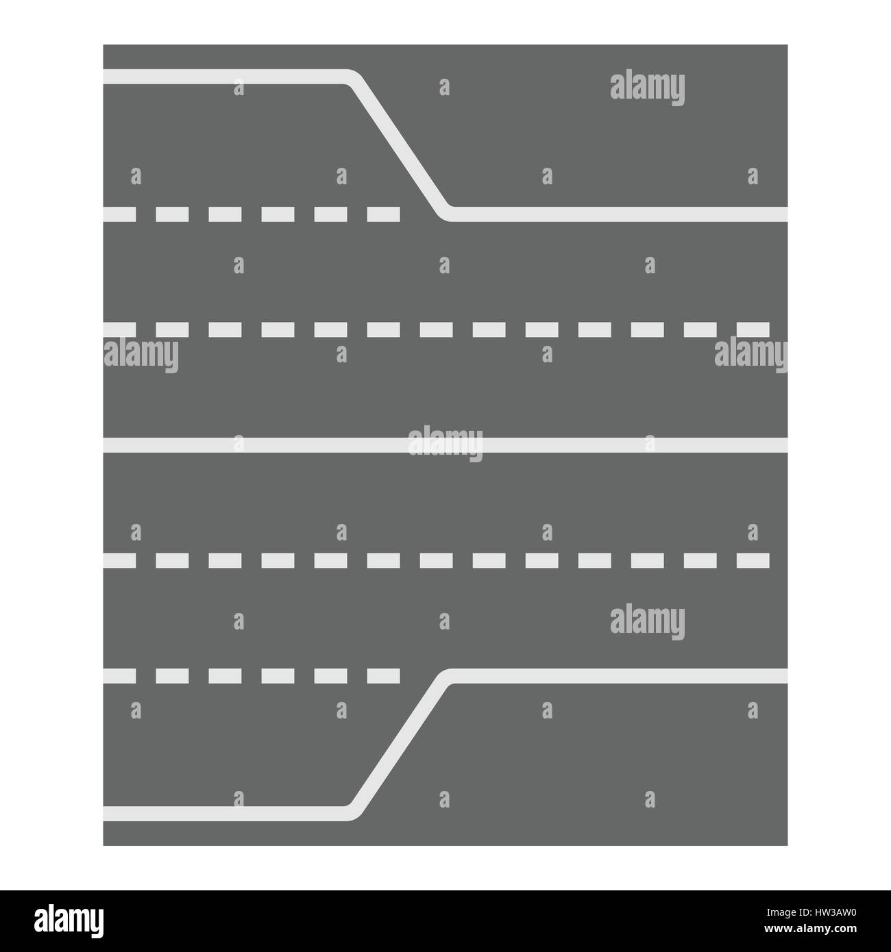 Asphalt road icon, cartoon style Stock Vector Image & Art - Alamy