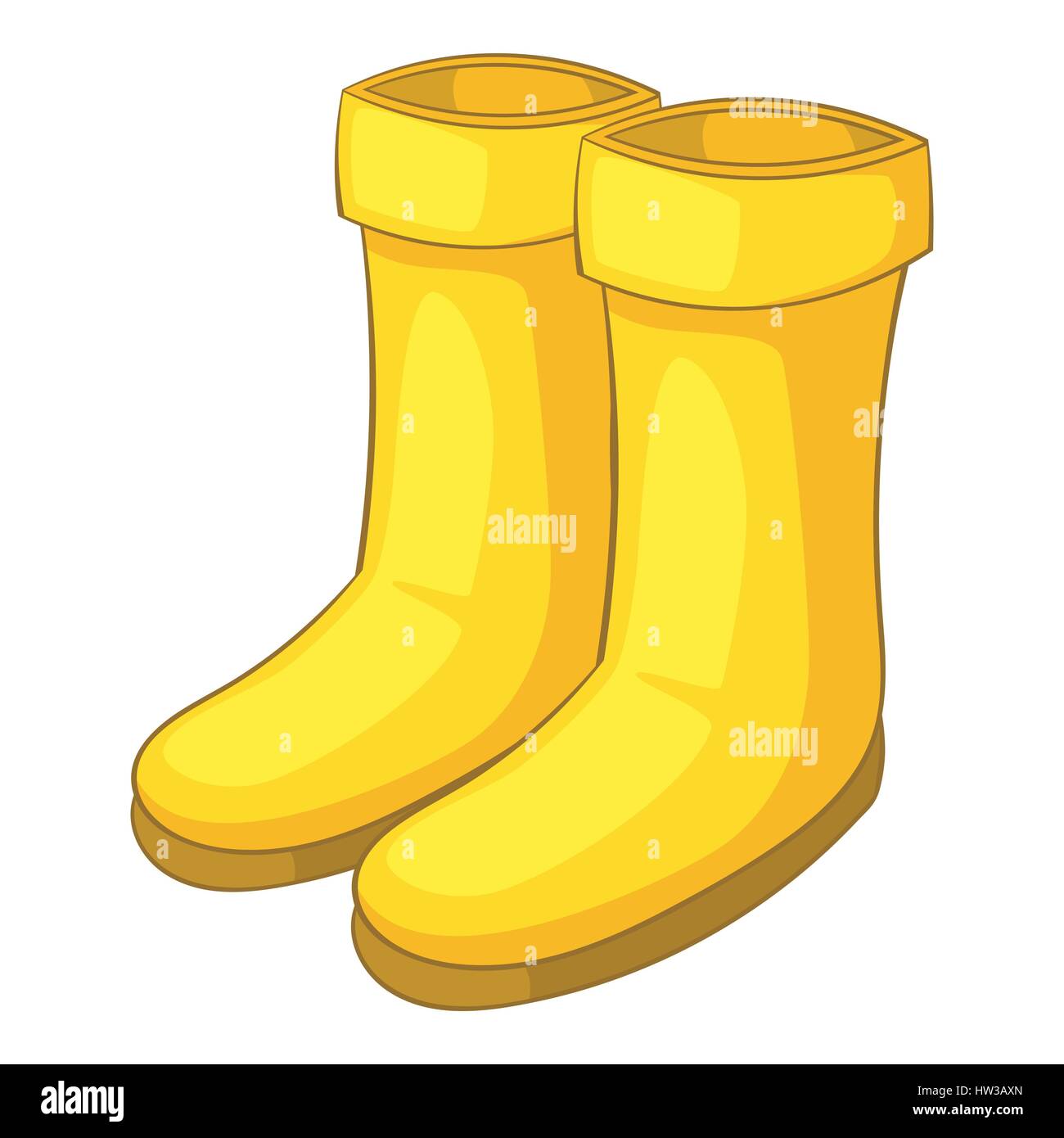 Rubber boots icon, cartoon style Stock Vector Image & Art - Alamy