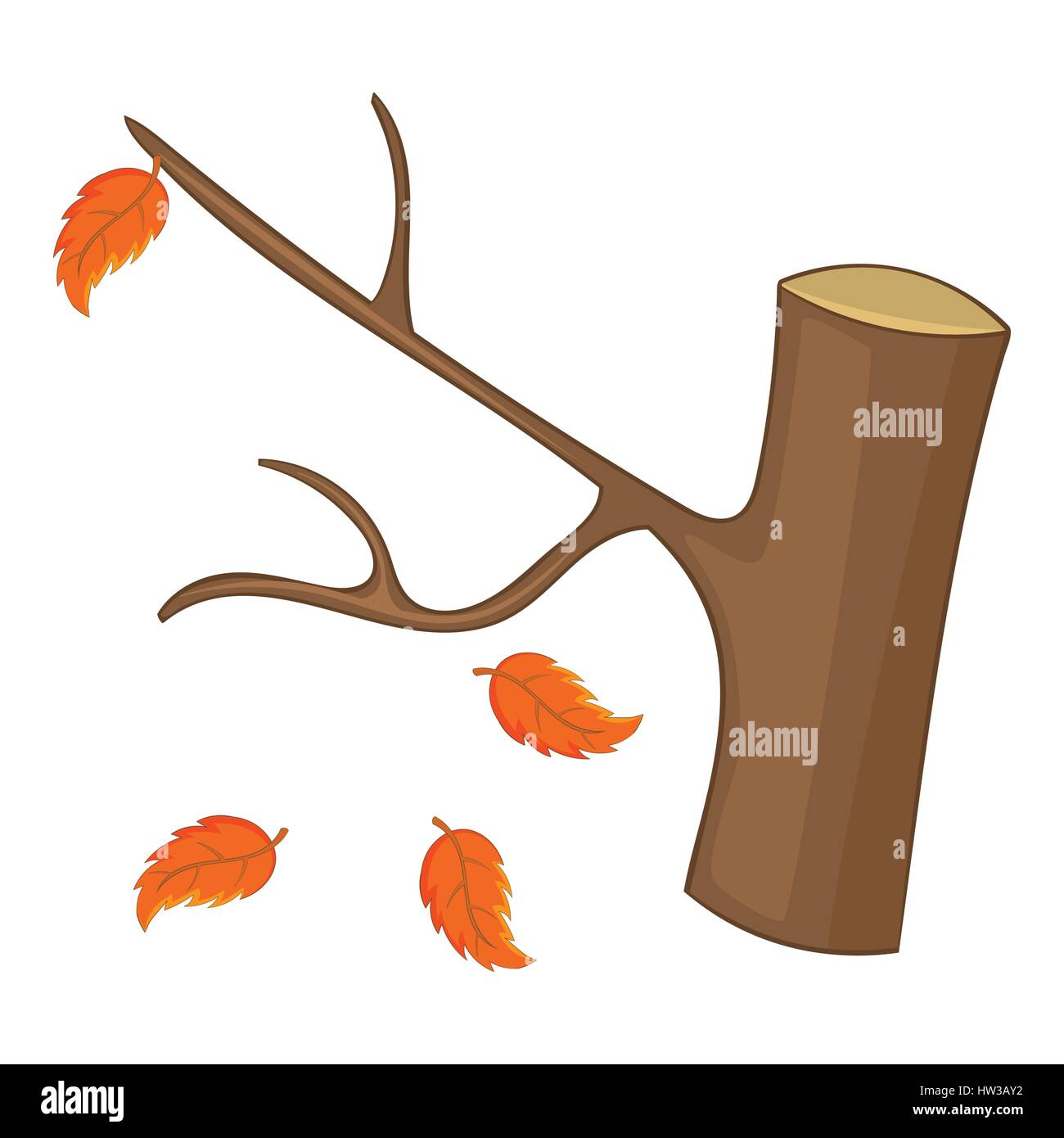 Autumn tree icon, cartoon style Stock Vector Image & Art - Alamy