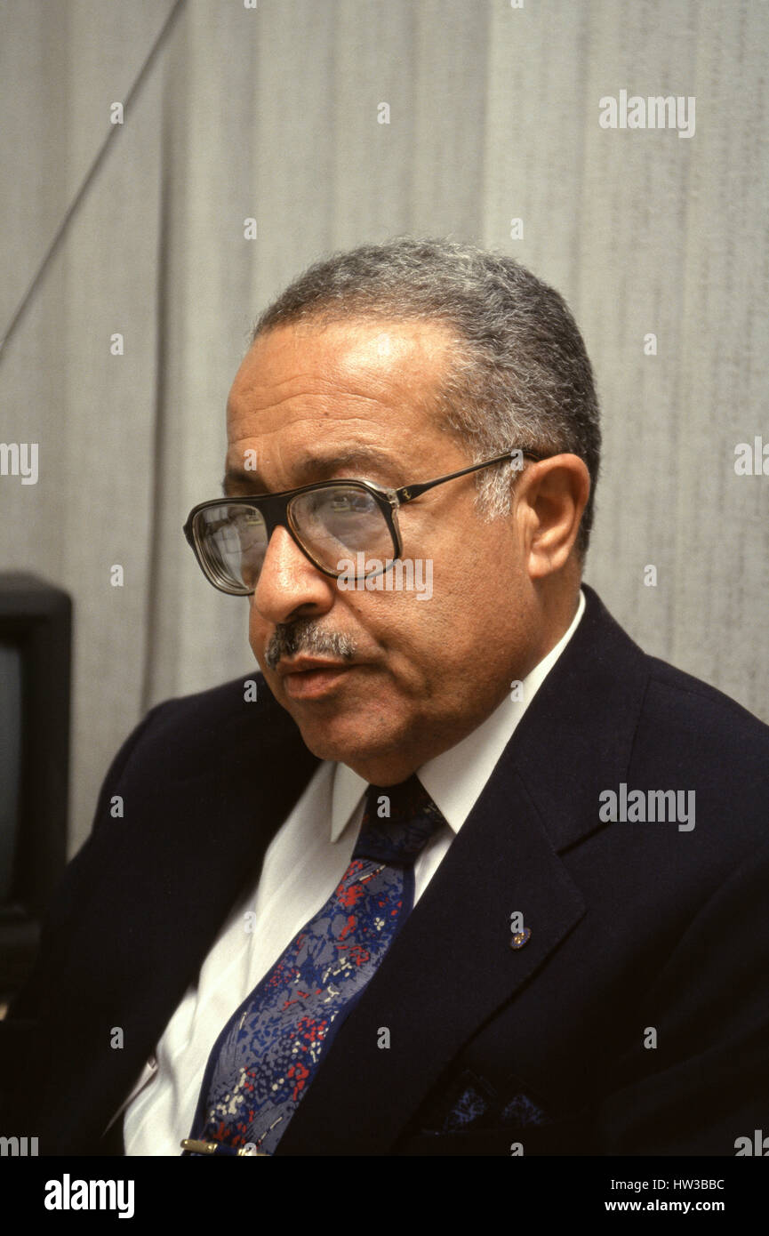 Cairo, Egypt - 10 September 1994 - Dr. Maher Mahran, Egyptian Minister ...
